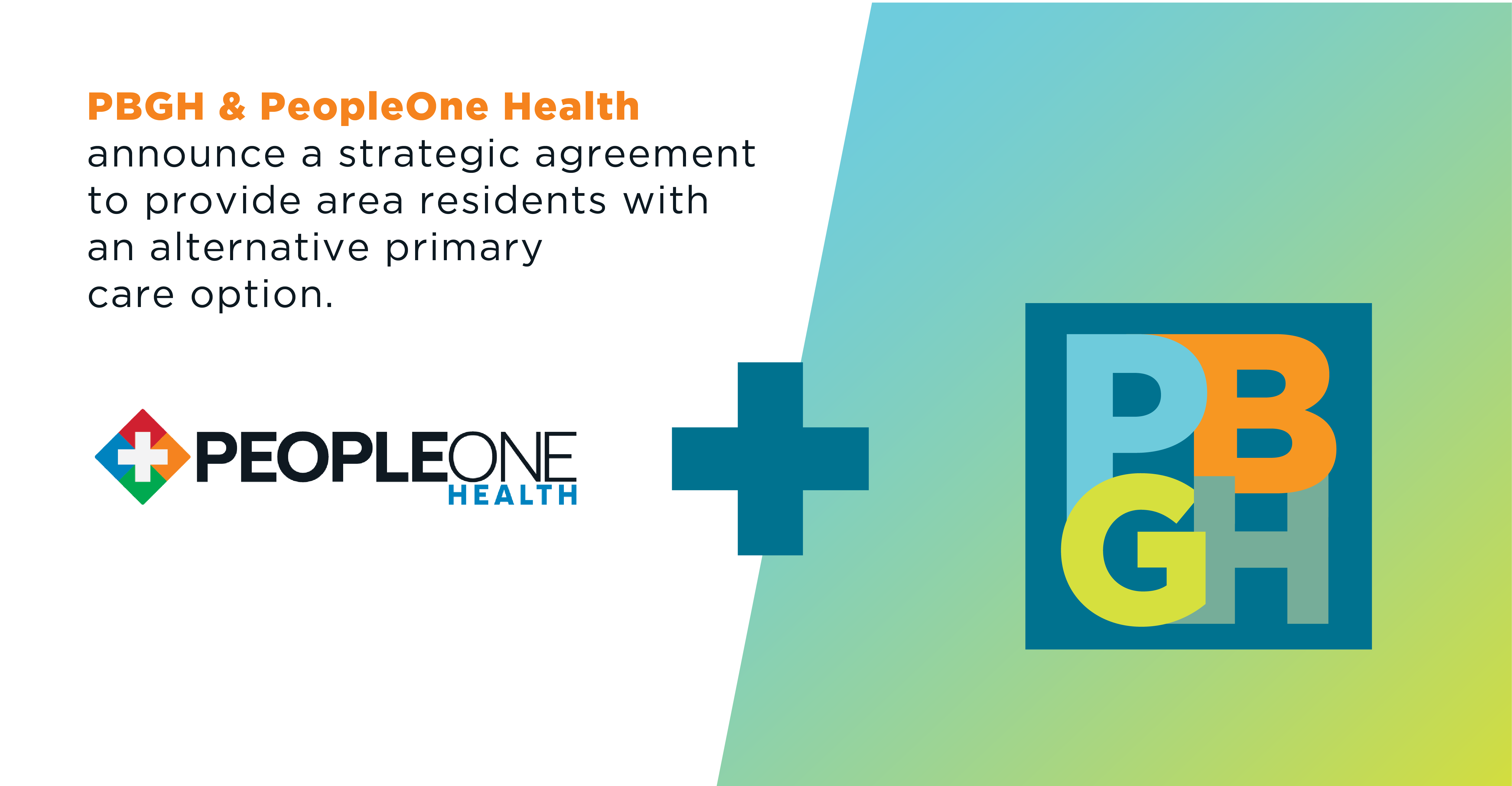 PBGH Announces Strategic Partnership with PeopleOne Health - PBGH
